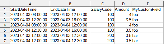 Custom Worktime exports – Nepton Support