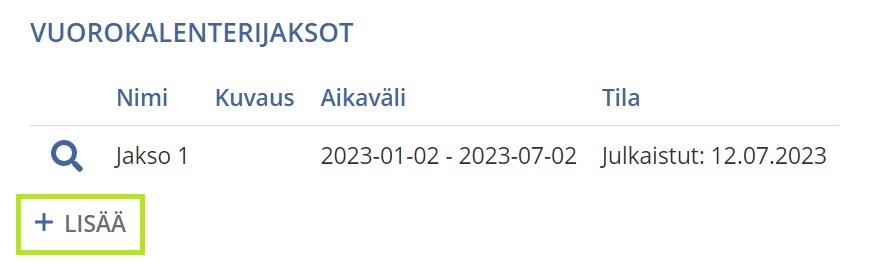 Creating a work schedule – Nepton Support