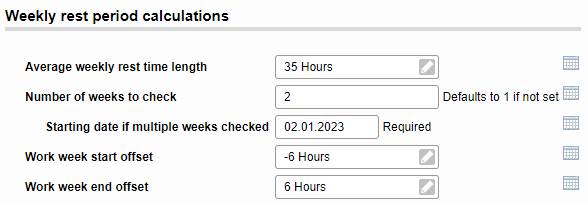 Weekly rest time compensation – Nepton Support