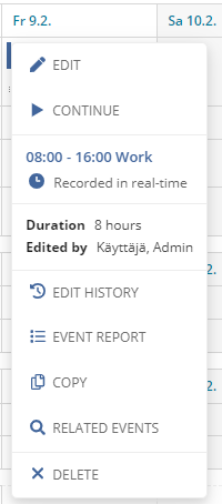 Recording event in real-time – Nepton Support