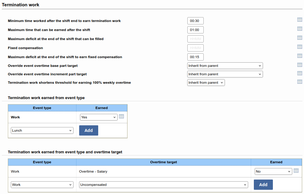 Start-up and Termination work compensations – Nepton Support