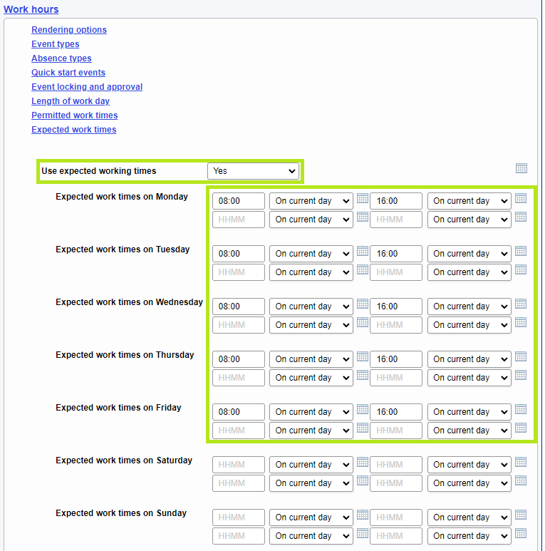 Expected work times – Nepton Support Expected work times – Nepton Support