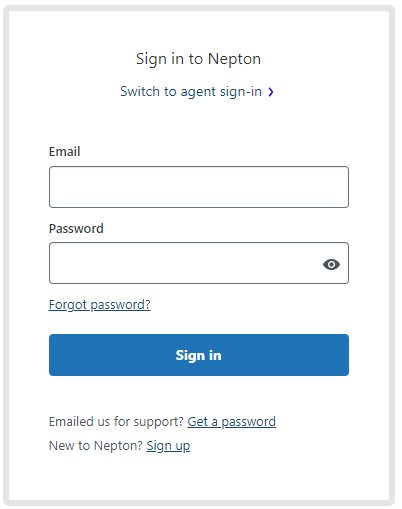 How to register and login to Nepton Support – Nepton Support