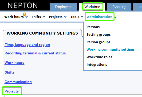 How to set event default project to be the planned shift's location instead of the person's ...
