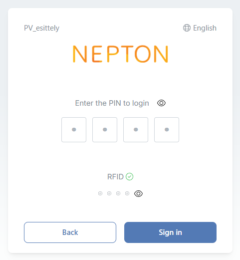 Login to Nepton – Nepton Support