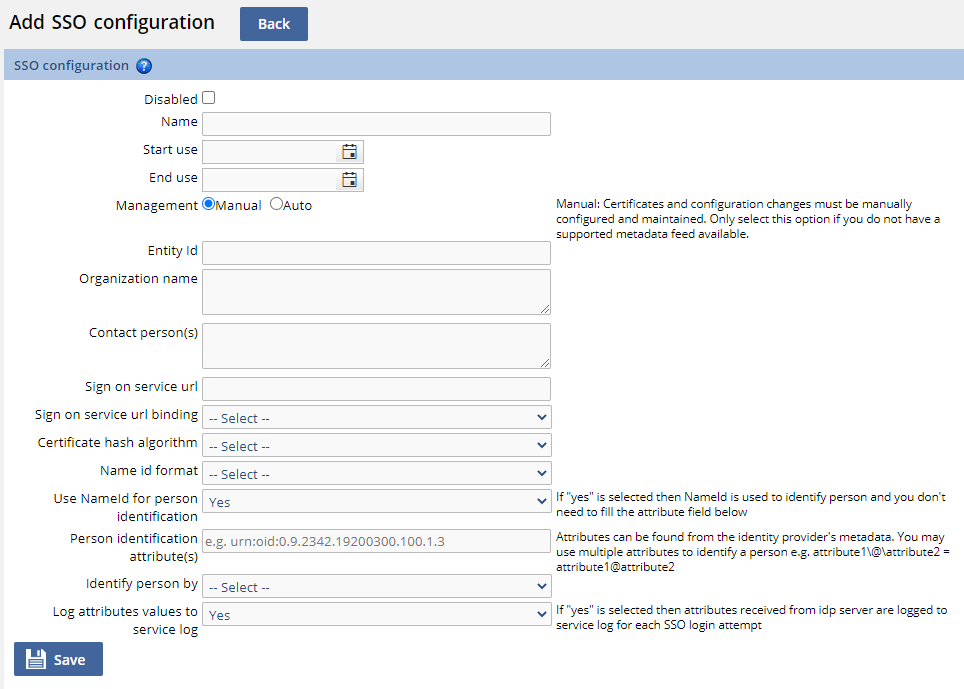 Configuring SAML SSO – Nepton Support