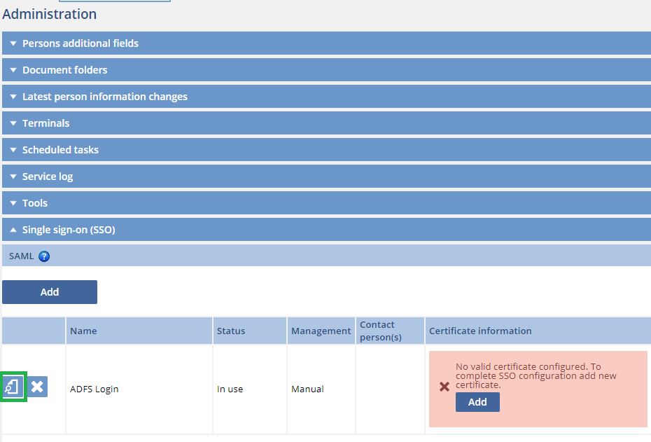 Configuring SAML SSO – Nepton Support