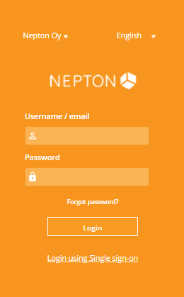 Login to Nepton – Nepton Support